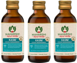 MAHARISHI ayurveda Kasni Ayurvedic Cough Syrup For Chronic Cough Non ...
