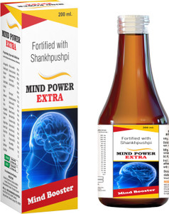 MInd power Extra Memory Booster Tonic Fortified With Shankhpushpi Price ...
