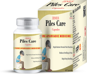 Zenius Piles Care Capsules Piles Relief: Capsule for Hemorrhoid ...