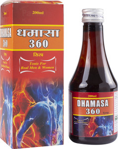 DR. VEDA'S Ayurvedic Herbal Dhamasa 360 Syrup for Men | Power Tonic ...