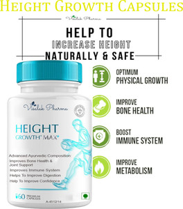 visalak pharma Height Growth Max Plus Natural & Pure Height Increase ...
