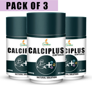 grinbizz Calciplus Capsule Enhanced Skin & Hair Health/Improved Bone ...