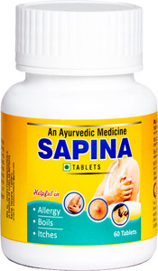 Gupta Foods Sapina Ayurvedic Tablets For Allergy Boils and Itches (60 ...