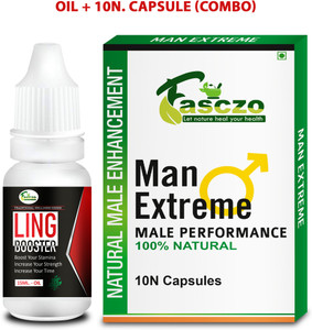 Fasczo Man Extreme Herbal Pill & Power Massage Oil Stamina Capsule Oil ...