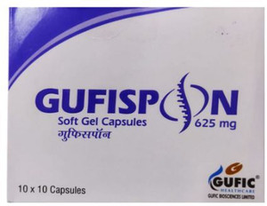 Gufic Gufispon 625mg Soft Gel Capsules (10 × 3 Strip) For Joint Pain ...