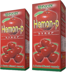 Maharshibadri HEMON-P SYRUP (Pack of 100 ml)x2, Improves Haemoglobin ...