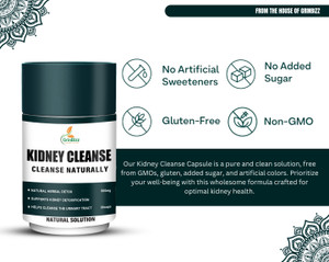 grinbizz Kidney Cleanse Capsule Prevents Kidney Stones/Kidney Cleaner ...
