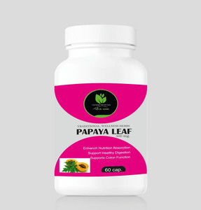compass herbal Papaya leaf herbal capsules for increases blodd platelet ...