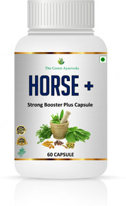 The green ayurveda HORSE + STRONG BOOSTER PLUS CAPSULE Price in India ...