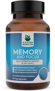 avoirr Memory And Focus Capsules For Daily Cognitive Support 30-Day ...