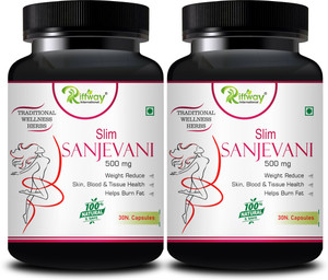Riffway Sanjevani Health Wellness Weight Loss Capsule Fast Fat Burner ...