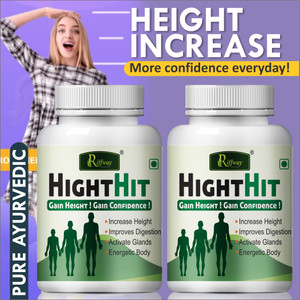 Riffway Height Hit Herbal Capsules Speed Up Grow Taller In All Ages ...