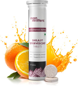 Man Matters Shilajit Effervescent Tablets Boosts Strength, Muscle ...