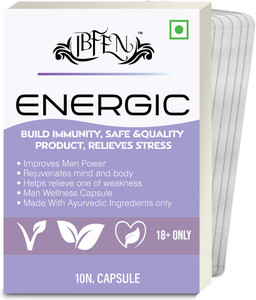 IBFEN Energic Wellness Energy Capsules For Men - For Strength Good For ...