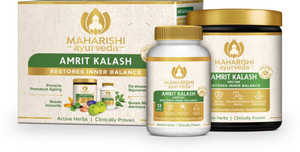 MAHARISHI ayurveda Amrit Kalash Ambrosia 60 Tablets & Nectar Paste 600g ...