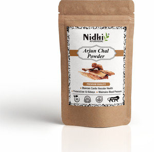 NIDHI AYURVEDIC Arjun ki Chaal Powder, Arjuna Bark, Arjun Chal Tree ...