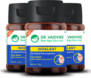 DR. VAIDYA'S Inhalant - Ayurvedic Inhaler for Nasal Decongestion | Fast ...