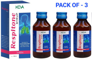 KEVA Respitone Syrup problems like wheezing, cough, cold, Dust allergic ...