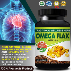 Riffway Omega Flax Multivitamin For Improves Immunity Power & Heart ...