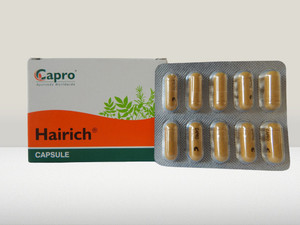 CAPRO HAIRICH CAPSULE, An Effective Ayurvedic Oral Hair Tonic-100 ...