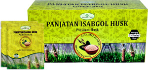 Panjatan ISABGOL HUSK (Psyllium whole husK) - 25 Sachet 10 gm each ...