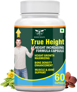 BHARAT HEALTH TRUE HEIGHT CAPSULES (60 VEG CAPSULE Price in India - Buy ...