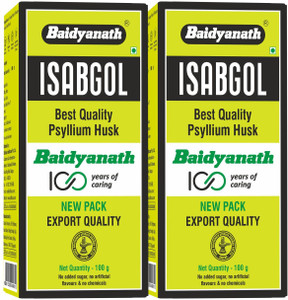 Baidyanath Isabgol Psyllium Husk Powder 100 gm (Pack of 2) Relieves ...