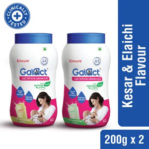 Galact Shatavari Elaichi + Kesar Lactation Granules By Emcure Pharma ...