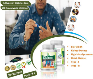 Numinous DIABEND Ayurvedic Medicine, For all type of Diabetes, Pack of ...