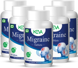 KEVA Migraine Tablet For Relief From Migraine, Headache & Stress ...