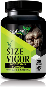 NATURAL Size Vigor Tablet Weight Gain Product Muscles Gainer Protein ...