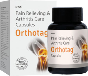 Orthotag Pain Relief Capsules (60's Jar)| For Joint Pain & Arthritis ...