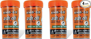 KHO-GO Pills for Cough & Sore Throat, Ayurvedic Tablets For Seasonal ...
