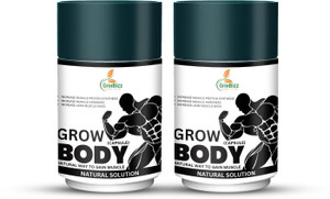 grinbizz Grow Body Capsule Weight Gain and Muscle Growth for Men and ...