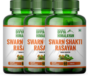 Divya Himalayan Swarn Shakti Rasayan Shilajit and Ashwagandha Tablets ...