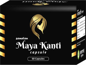 SANATAN AYURVEDASHRAM MAYA KANTI HAIR GROWTH CAPSULES 60 CAP Price in ...