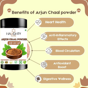 Naughty Care Arjun ki Chaal Powder, Arjuna Bark, Arjun Chal Tree Chhal ...