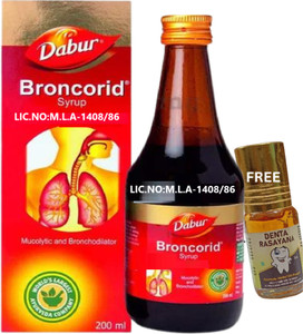 Dabur Broncorid Syrup For Allergic Cough &Common Cold |Respiratory Care ...
