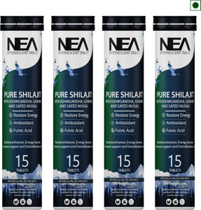 Nea Pure Shilajit Effervescent Tablet (60 days) with Ashwagandha Safed ...