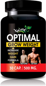 NATURAL Optimal Grow Tablets Weight Gain Product, Muscle Gainer Protein ...