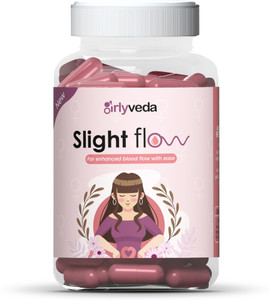 Girlyveda Slight Flow Capsule Manage Period Blood Flow | Regulate ...
