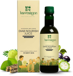 karmaayun Diab Nourish Ayurvedic Diabetic Care Juice Price in India ...