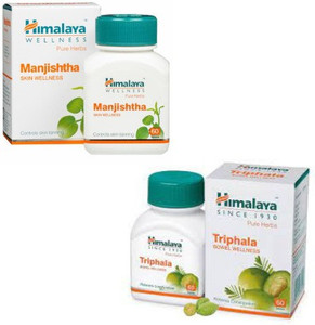 HIMALAYA manjistha tablet with triphala tablet 120 TAB Price in India ...