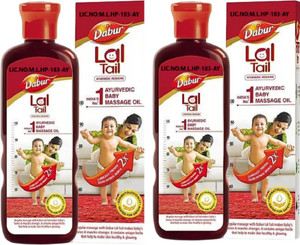 Dabur Lal Tail- Baby Massage Oil for Stronger Bones and Muscles(200ml ...