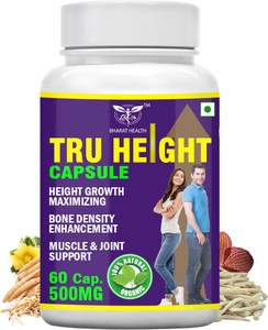 BHARAT HEALTH TRU HEIGHT CAPSULES (60 VEG CAPSULES) Price in India ...