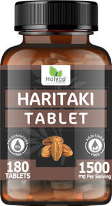Holyco Health Haritaki Tablet | Harde, Harad, Kadukkai, Himaj | 180 ...