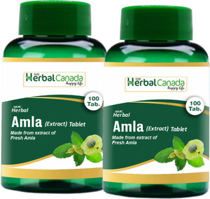 HARC Herbal Canada Amla Tablet (Gooseberry)|100 Veg Tablet (Pack of 2 ...