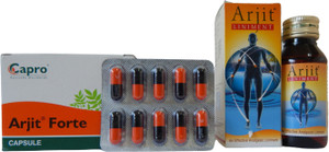 CAPRO ARJIT FORTE-100 CAPSULE AND LINIMENT-60 ML (2 Items in a Pack ...