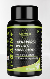 ACTIWOW I-Gain Plus | Ayurvedic weight Gainers/ Mass Gainers| 90 ...