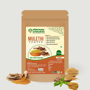 nishtham ayurveda Organic Mulethi Powder Glycyrrhiza Powder For Hair ...
